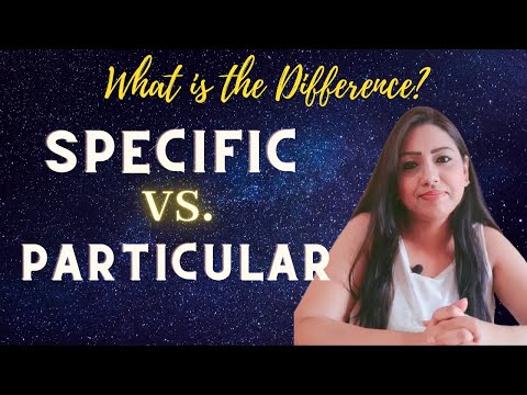 Specific vs Particular in English | Difference between Specific and Particular | The Assorted Bag