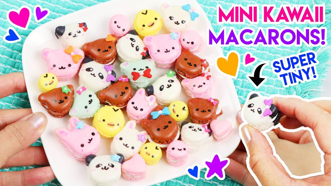 How to Make MINI Kawaii Animal Macarons!