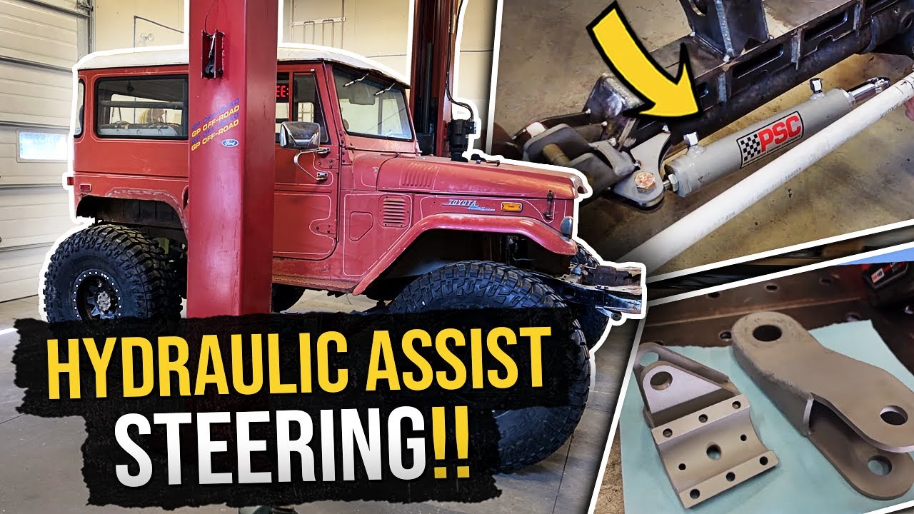 The 1 Ton 40 Series Land Cruiser Gets HYDRO ASSIST Steering!!