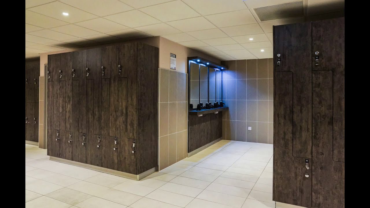 Sport Direct Fitness   Changing Room & Reception Counter Project   Solutions by Gymkit UK