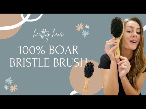 Why You MUST try a 100% Boar Bristle Hair Brush