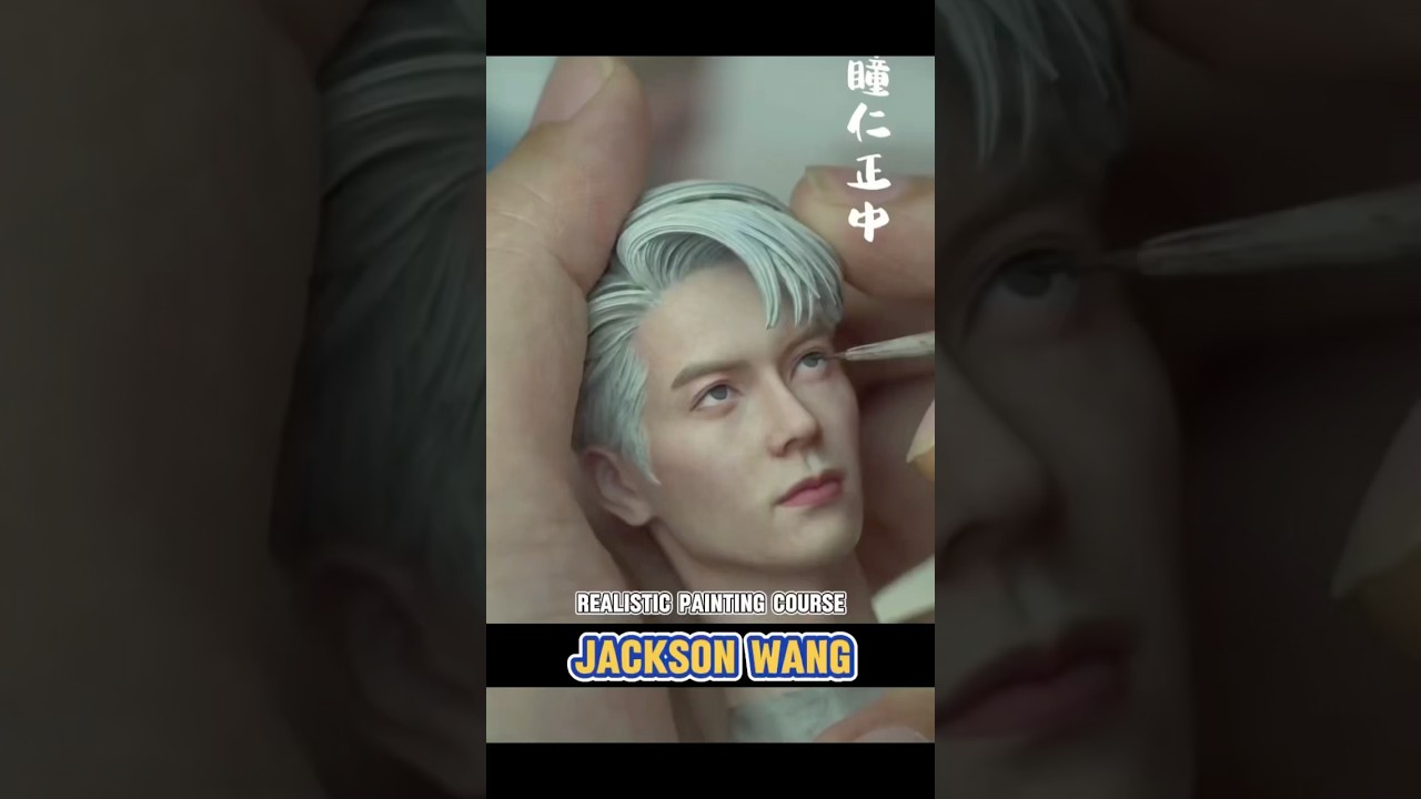 Jackson Wang 王嘉尔 realistic skin painting #jacksonwang #王嘉尔 #repaint