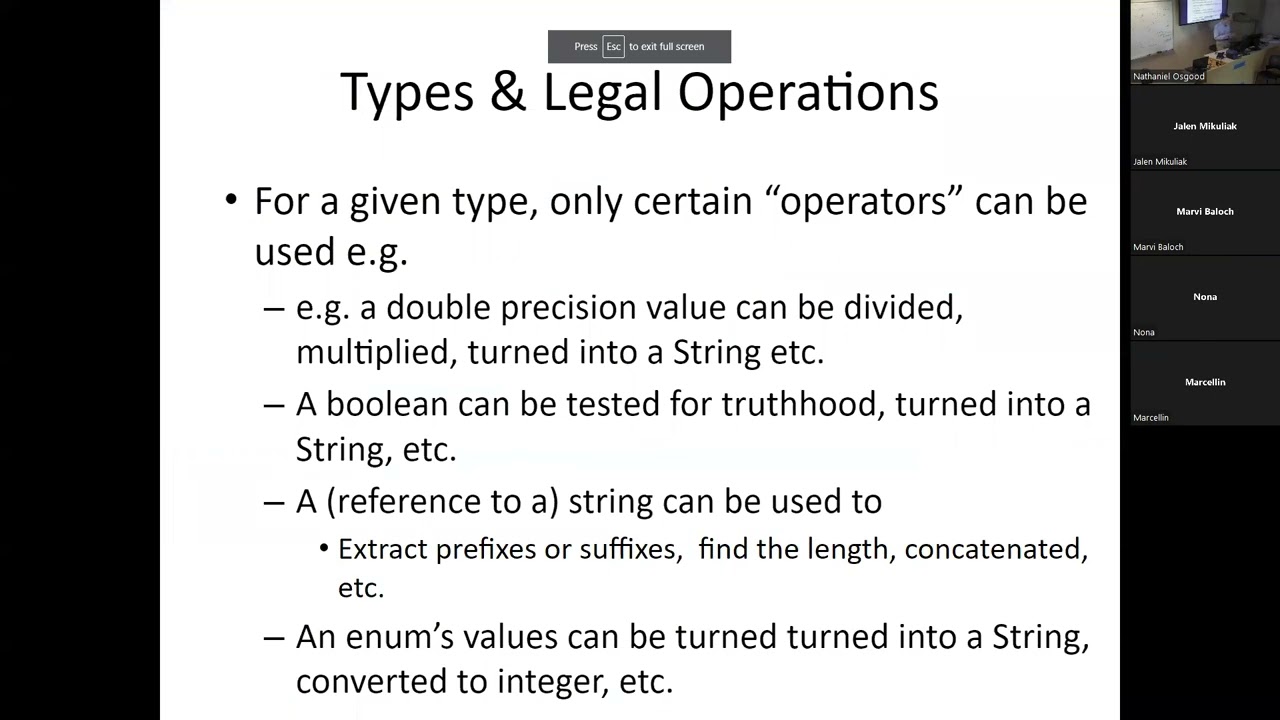 Java for AnyLogic:  Java Types