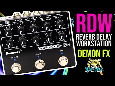 Demon FX DemonFx RDW Workstation Delay y Reverb Guitar Pedal | Reverb