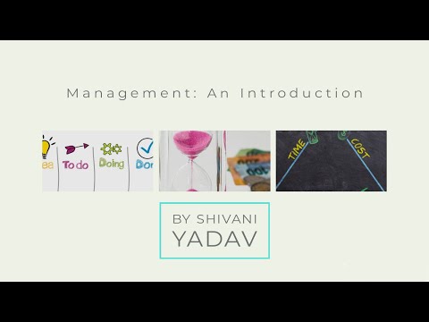 Management :An Introduction ||Effectiveness ||Efficiency ||Commerce ||BUSINESS STUDIES||12th |B.Com|
