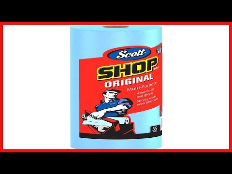 Great product - Kimberly-Clark Professional Logistics Supply 75130KC Scott Shop Towels Blue 11 plug