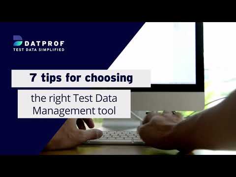 Test Data Management Tool comparison | DATPROF
