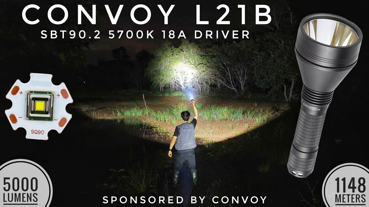 Convoy L21B SBT90.2 Review - 21700 Flashlights - BudgetLightForum.com