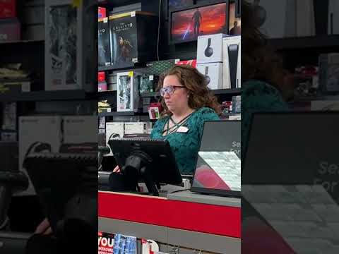 Selling ridiculous game system’s at GameStop