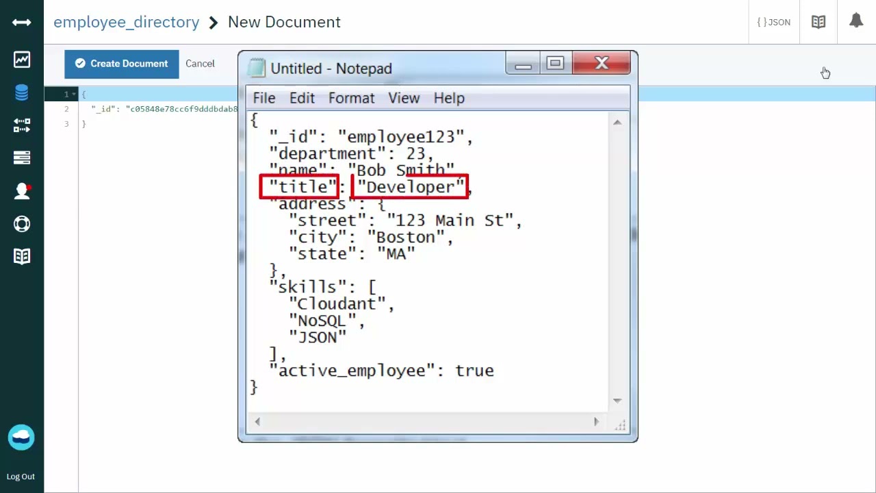 Create an IBM Cloudant database