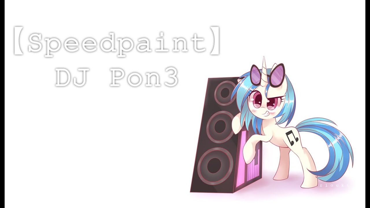 【Speedpaint】DJ Pon3