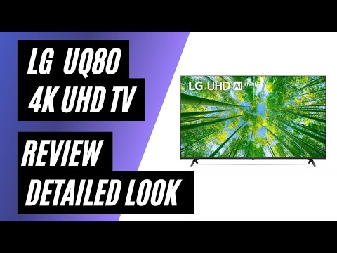 LG UQ80 55" 4K UHD Smart TV | WebOS | Active HDR (Detailed Look and Review)