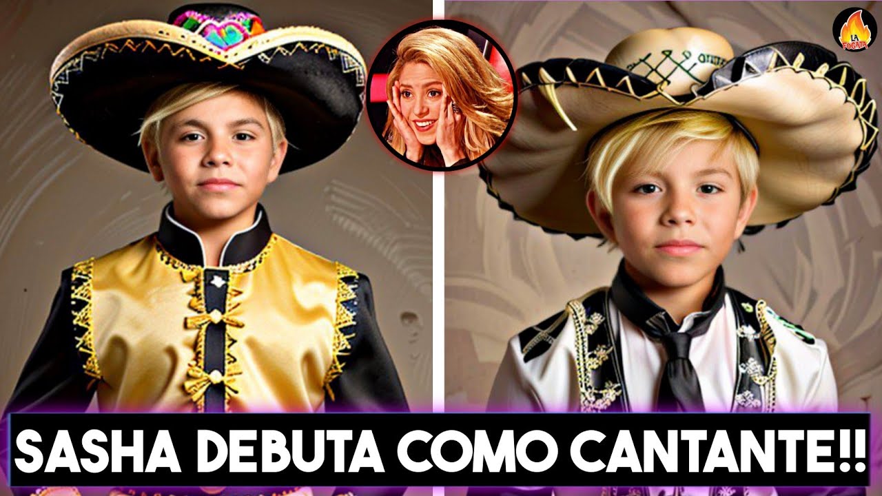 Sasha El Hijo de Shakira DEBUTA Cómo Cantante De Música Ranchera Vestido de Charro Mexicano 😱 - STAR