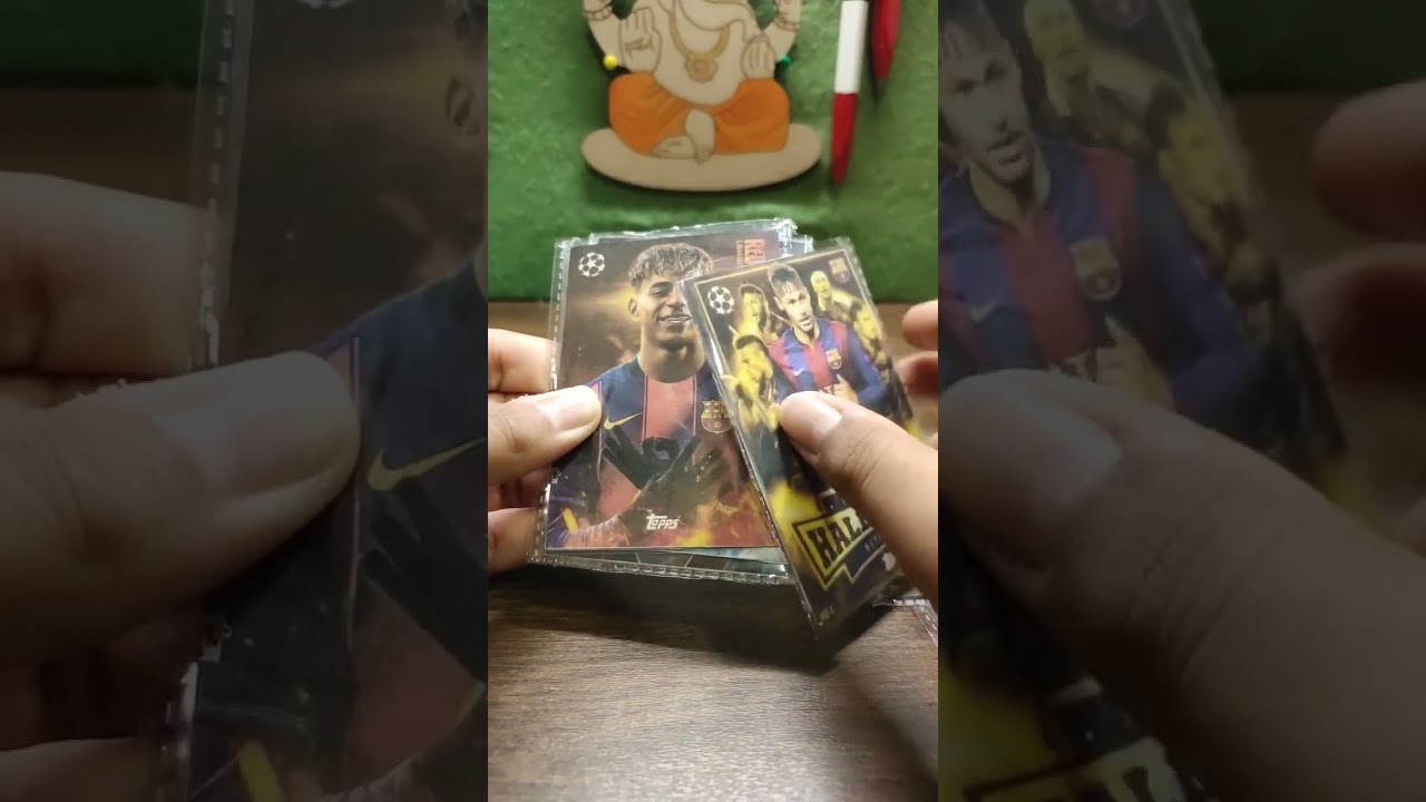 PACKED THE RAREST CARDS OF MATCH ATTAX 25/26 🔥💀💯 #neymar #ronaldinho #messi #topps