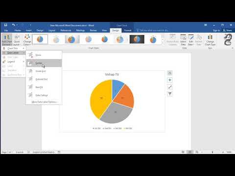 How to make a pie chart in Word