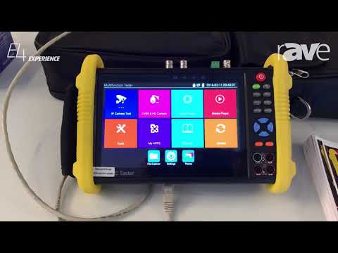 E4 Experience: SecurityTronix Shows IP BUDDY+ Camera Test Meter for Quick and Easy Configuration