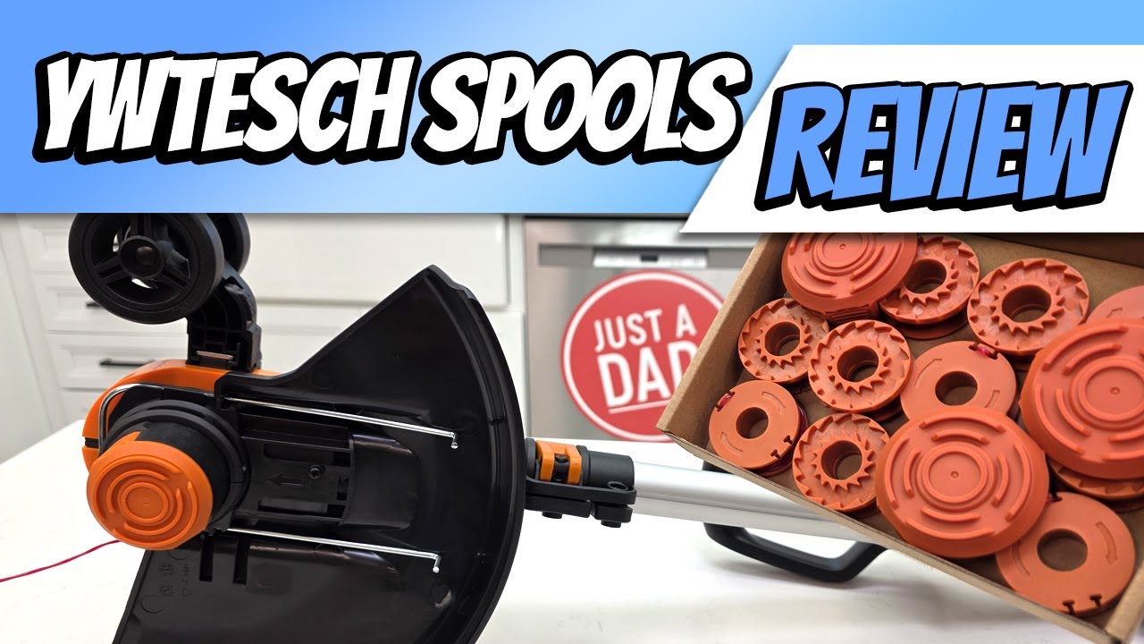 How To Install Line in Worx Weed Eater YWTESCH Replacement Spool for WORX trimmer REVIEW
