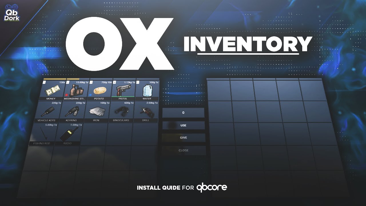 How To Install Ox Inventory for QBCore (2025) | FiveM Tutorial