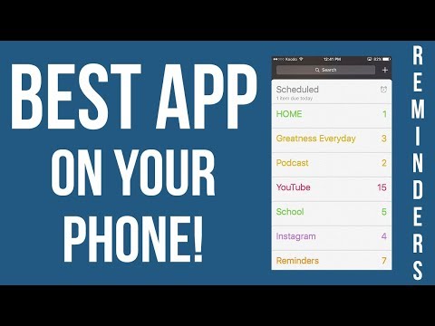 How To Use The Reminders App on iPhone