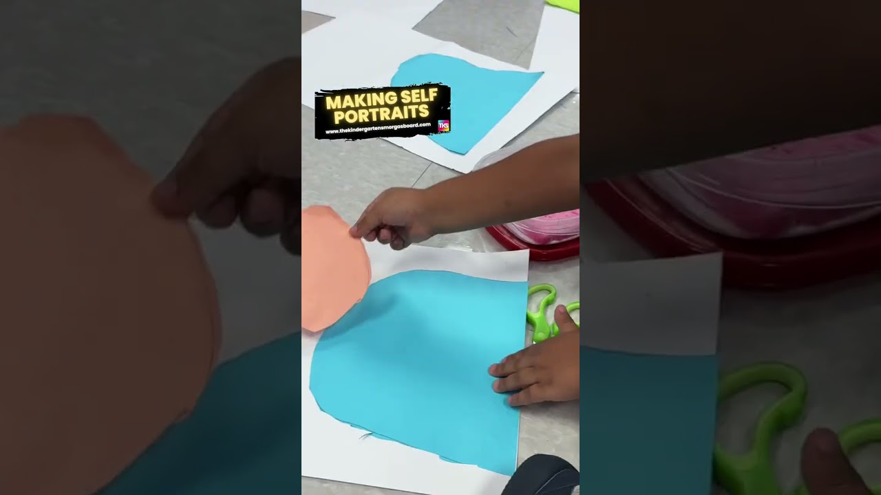 Kindergarten Art Projects:  Self Portraits