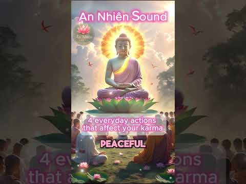 4 everyday actions that affect your karma | Buddhist Wisdom in English | An Nhien Sound