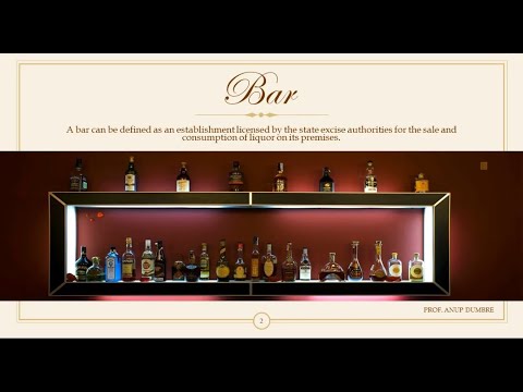 F & B Service Bar and Beverage Management 4