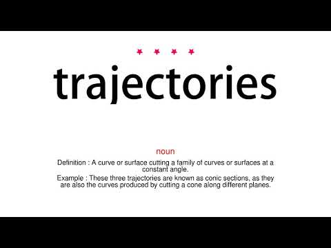How to pronounce trajectories - Vocab Today