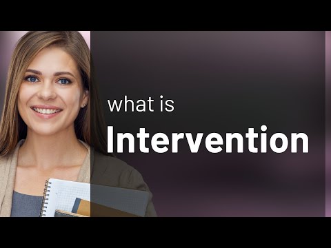 Intervention — INTERVENTION definition