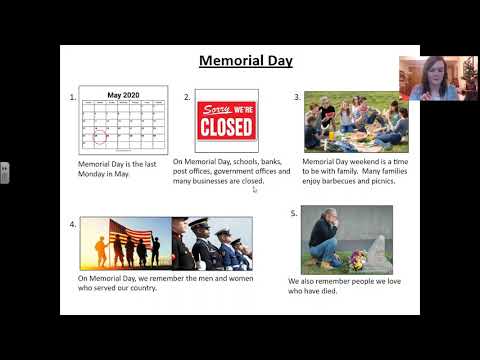 ESL Holidays/Special Days: Memorial Day