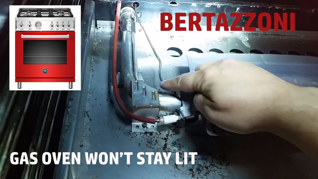 Bertazzoni Range Issue. Oven won't turn on. Thermocouple replacement by Spark Service PRO