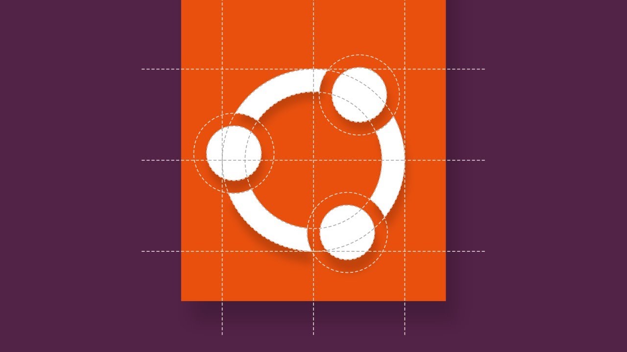 Ubuntu Linux Logo Design Tutorial in INKSCAPE - Shape Builder Tool Trick