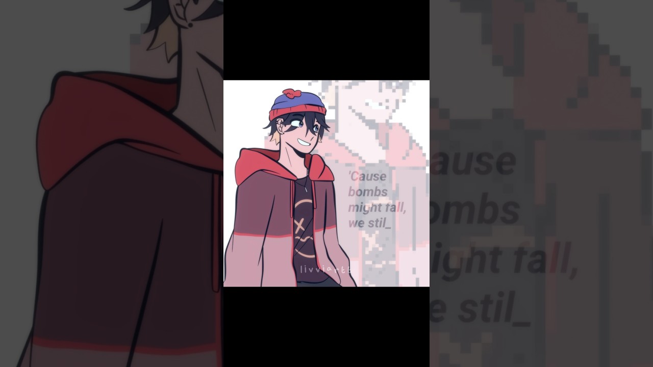 Tweening practice! #southpark #animationmeme #stanmarsh #kylebroflovski #style #sp #art #animation