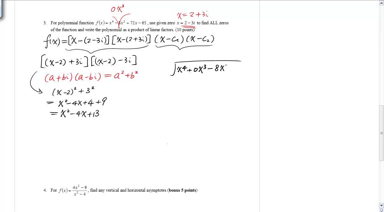 MTH 166 (Sp. 13) Quiz 6 Solution Key