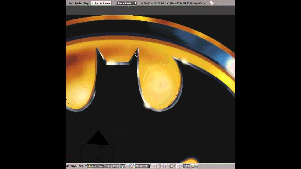 Batman logo timelapse