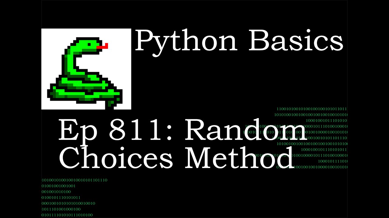 Python Basics Tutorial Cleaner Random Password Generator with Random Choices Method