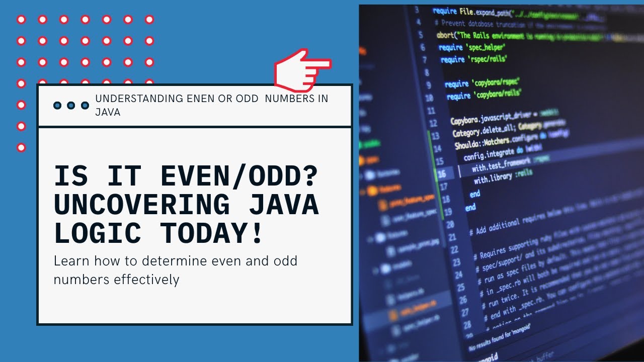 Java Program to Check Even or Odd Number | Beginner Java Tutorial