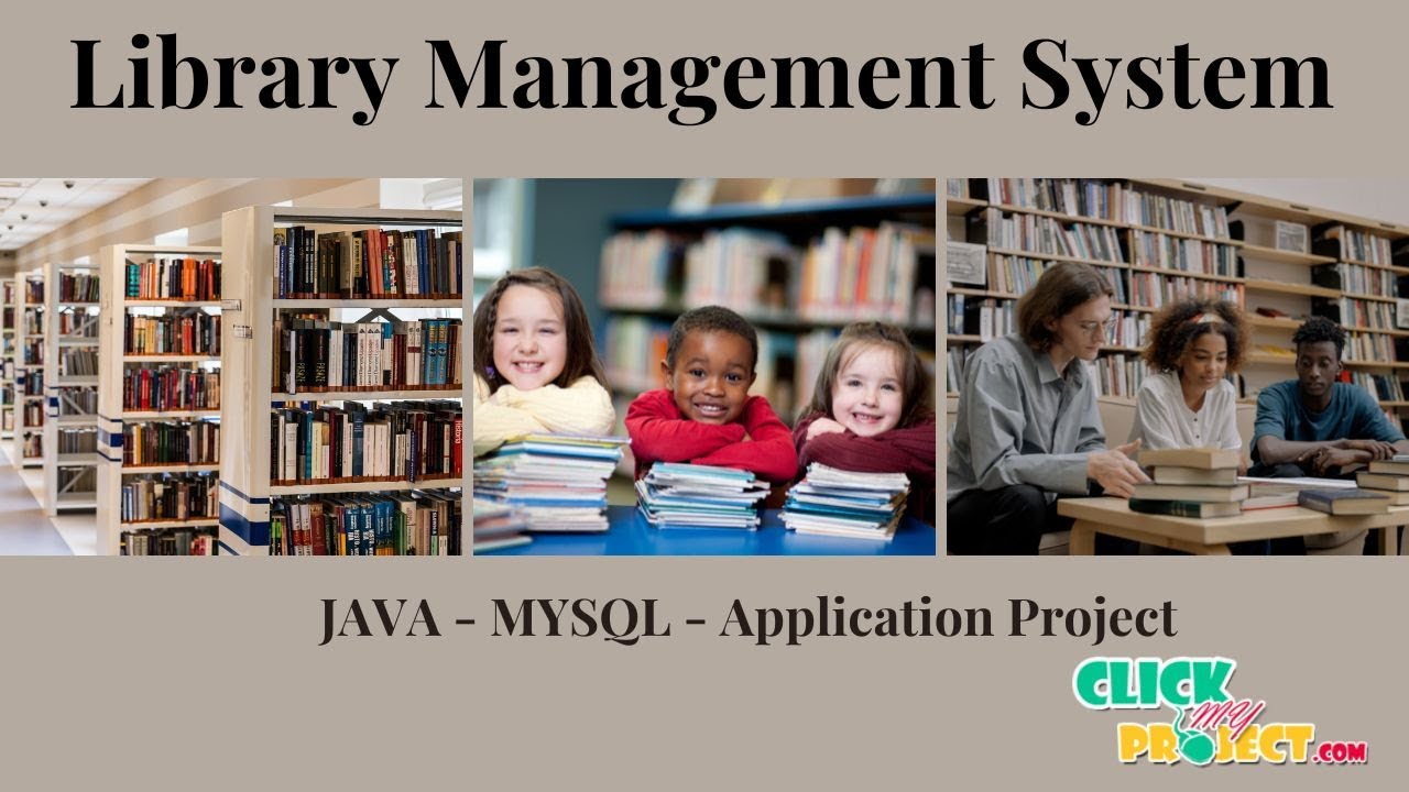 JAVA Application Project - Library Management System  - ClickMyProject