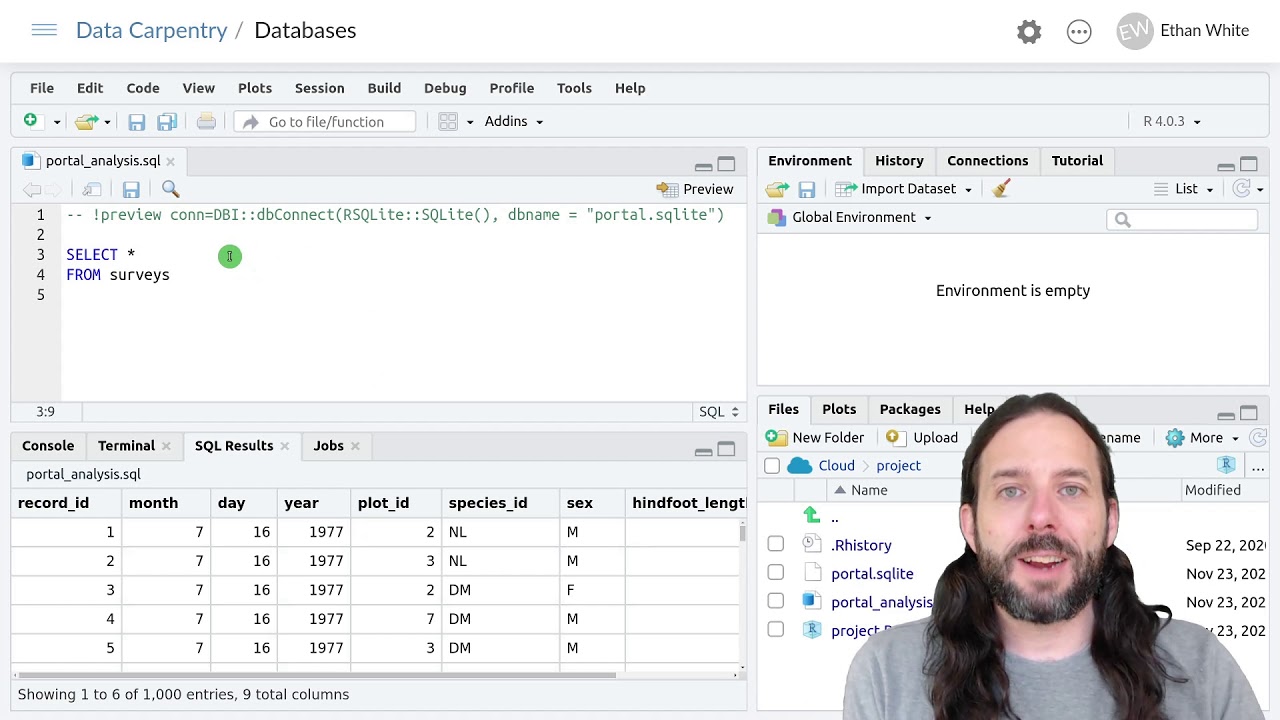SQL Databases For dplyr Users: Selecting Columns Using SELECT