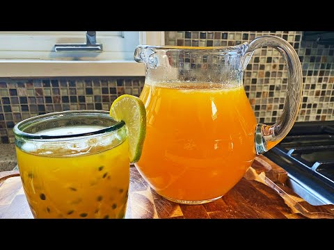 How To Make Refreshing Passion Fruit Juice At Home