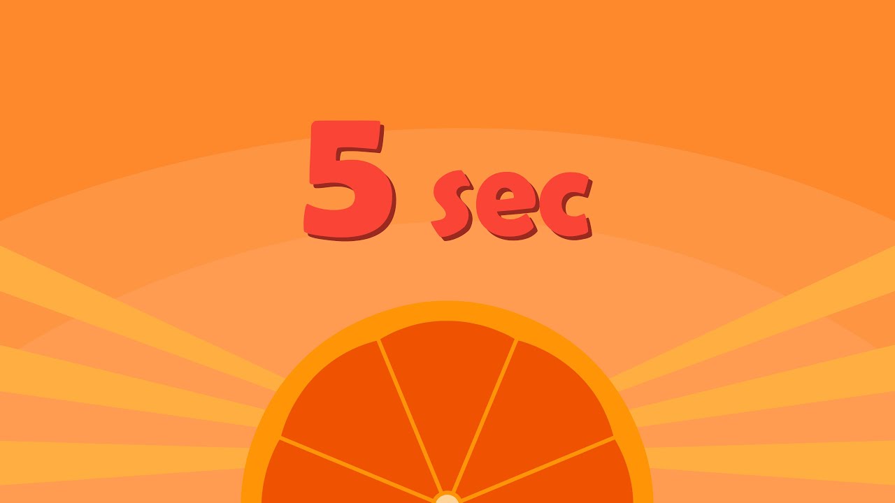 5 Second Timer (Basic Orange)