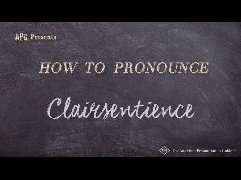 How to Pronounce Clairsentience (Real Life Examples!)