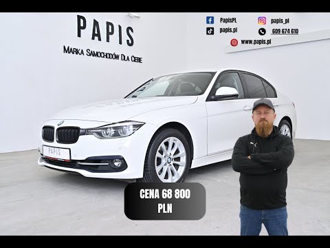 BMW SERIA 3 F30 SEDAN 1.5 318I 136KM 2017' SportLine Automat SalonPL VAT23