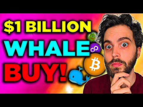 WHALE ALERT: $1 Billion Bitcoin REVEALED! PEPE is OVER!? (Crypto News)