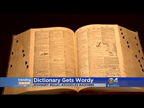 Dictionary Adds 800 New Words Including 'Hangry,' 'Zoodles,' 'Fintech,' 'Bougie'
