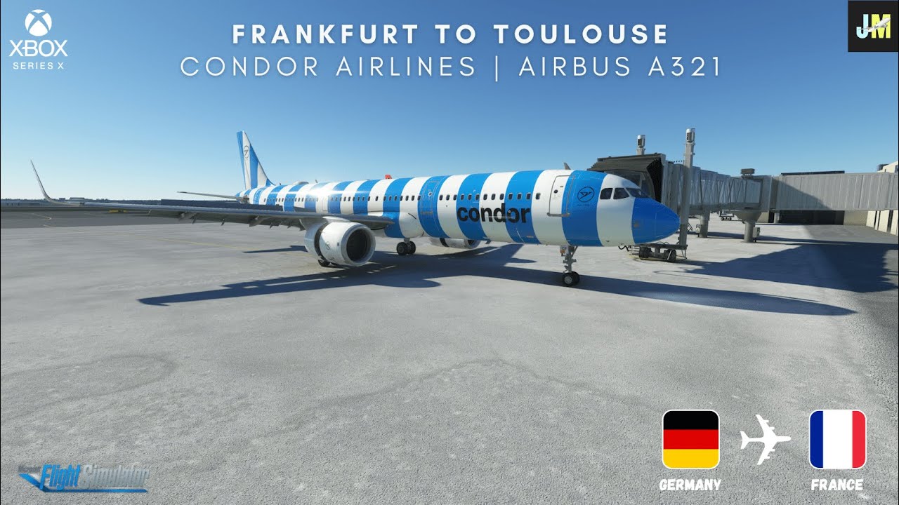 Frankfurt to Toulouse via Condor Airways on the Airbus A321 Neo | 4K ...