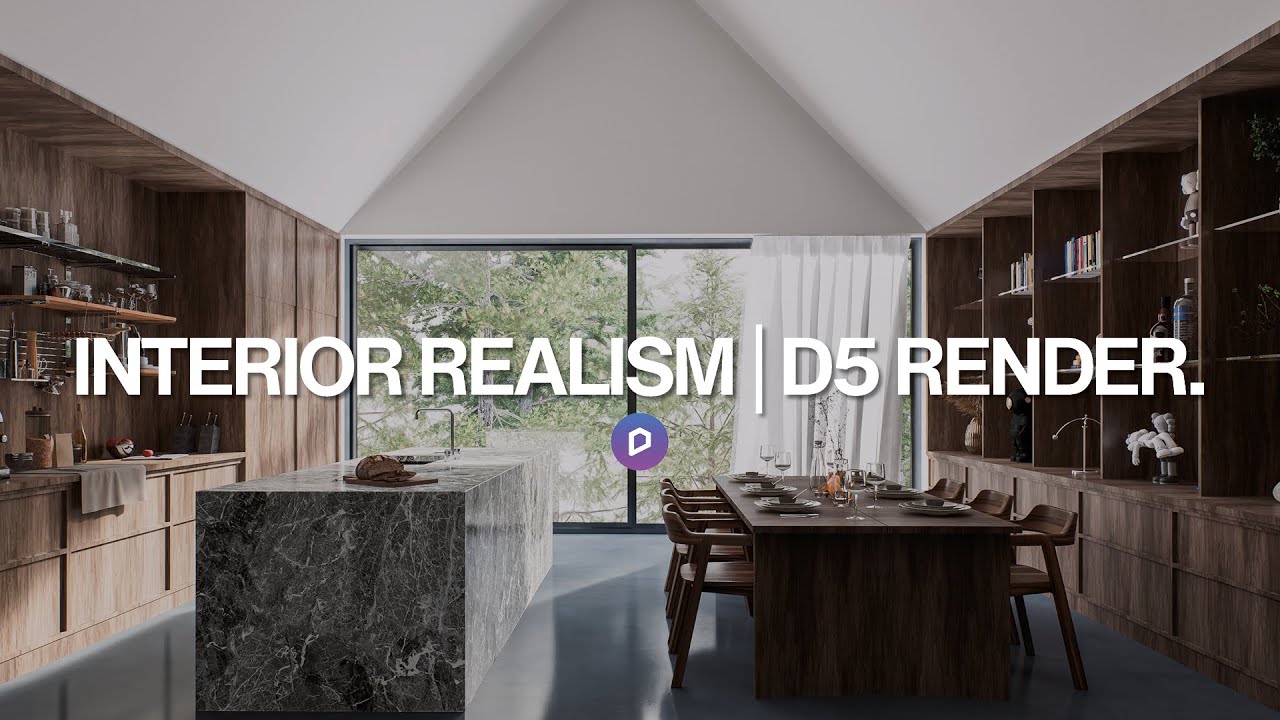 How to create realistic interiors using D5 Render | Full tutorial