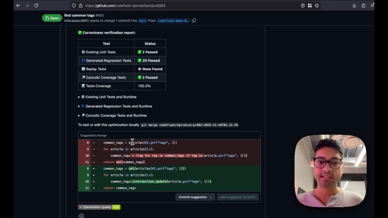 Codeflash Github Pull Request Optimization Demo