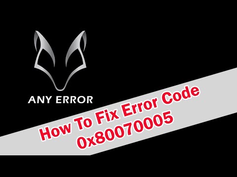 How To Fix Error Code 0x80070005 Windows Update - ANY ERROR