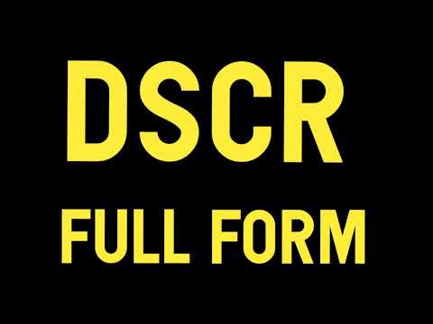 full form of DSCR || definition of DSCR || full meaning of DSCR in hindi and english