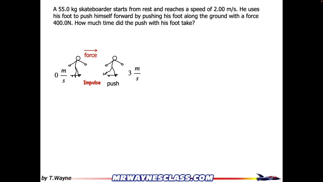 Impulse Example Problem #3